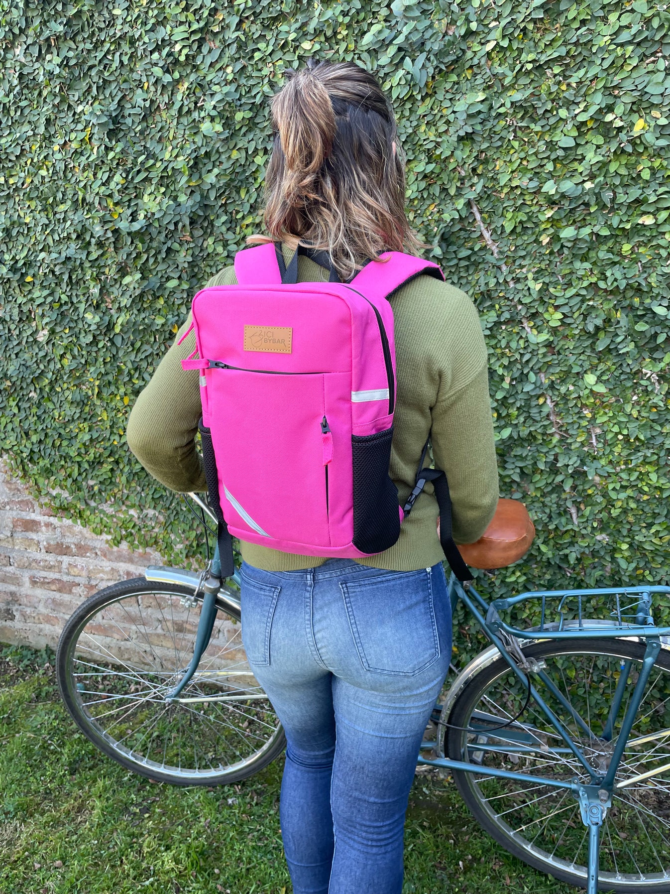 SPORT- Pink Waterproof Backpack Pannier – Bicibybar